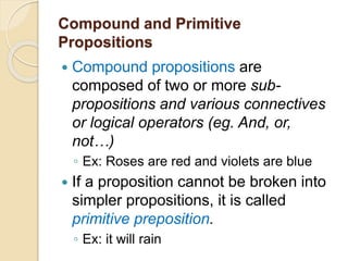 Propositional logic | PPTX