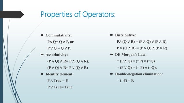 Artificial Intelligence (AI) | Prepositional logic (PL)and first order predicate logic (FOPL ...