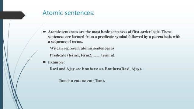 Artificial Intelligence Ai Prepositional Logic Pland First Orde
