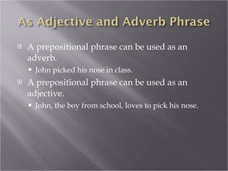 Prepositionalphrases | PPS