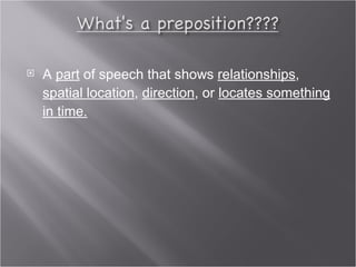 Prepositionalphrases | PPS