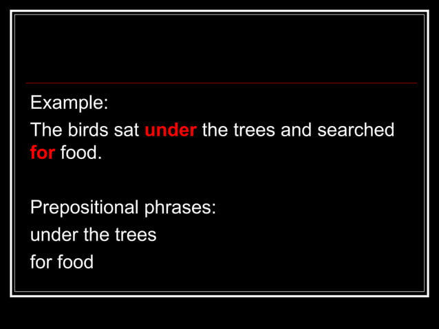 Prepositional Phrases describes function | PPT | Chemistry | Science