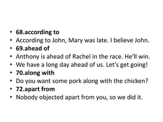 Prepositional phrases | PPT