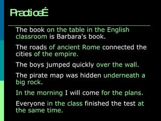 Prepositional Phrases PowerPoint | PPT