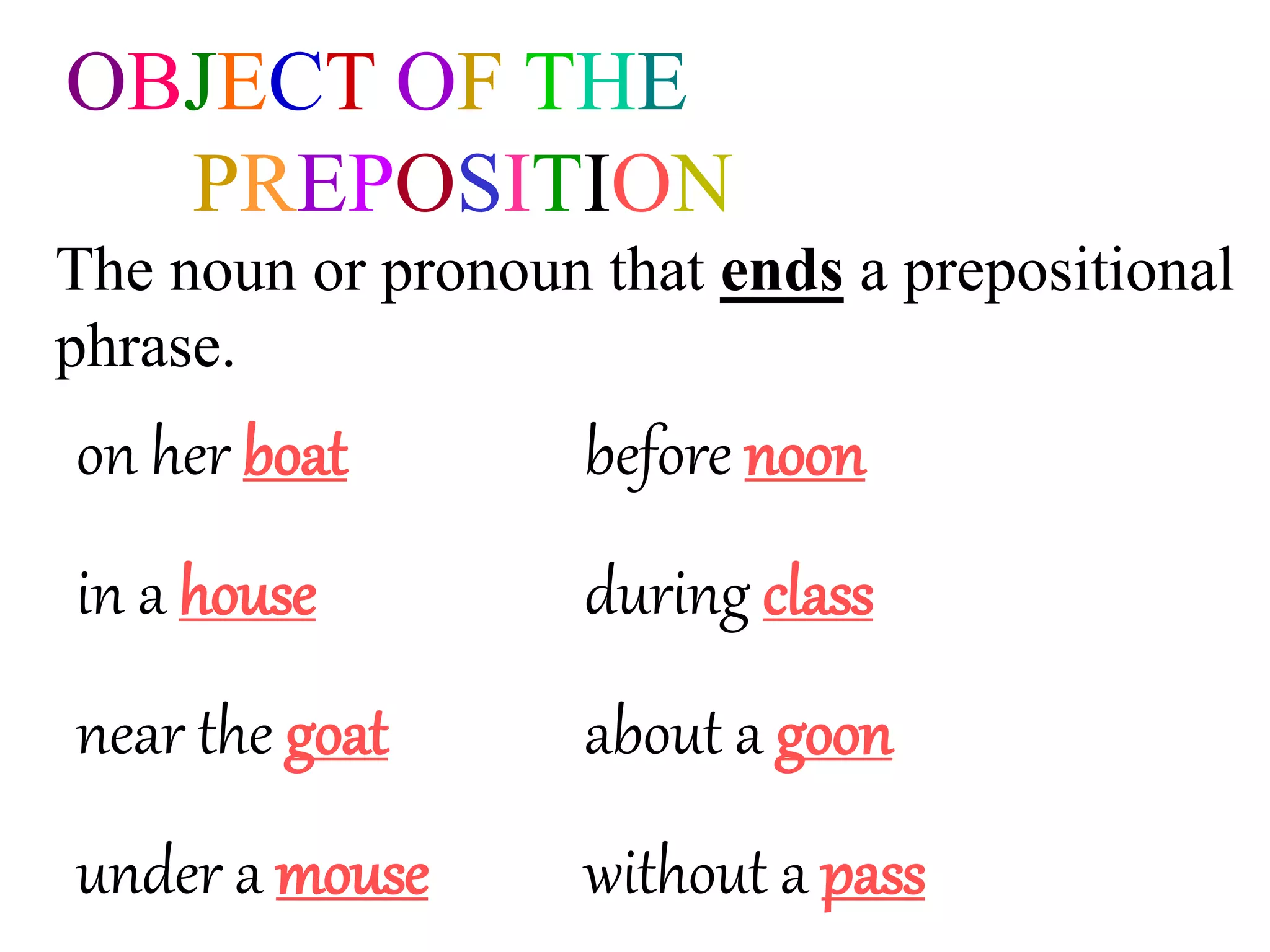 PREPOSITIONAL PHRASE | PPT