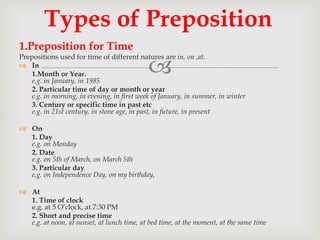 Preposition and interjection | PPTX