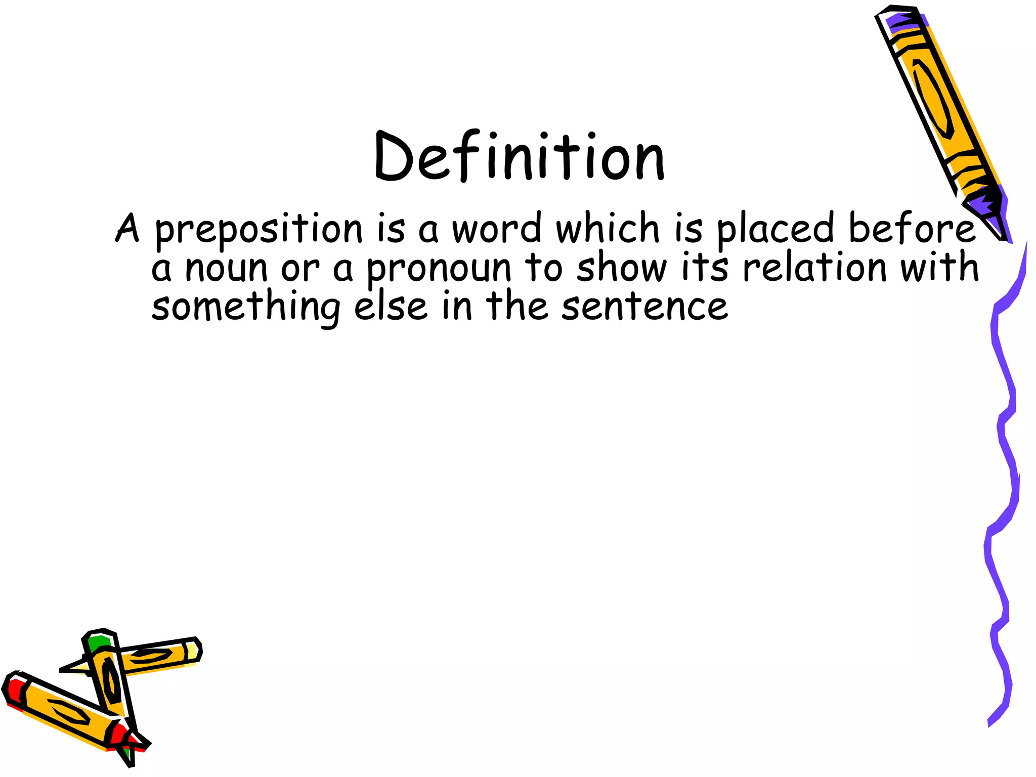 Preposition and its types | PPT