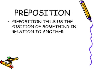 Preposition and its types | PPT