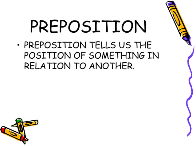 Preposition and its types | PPT