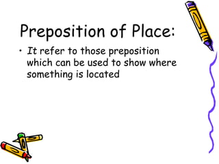 Preposition and its types | PPT