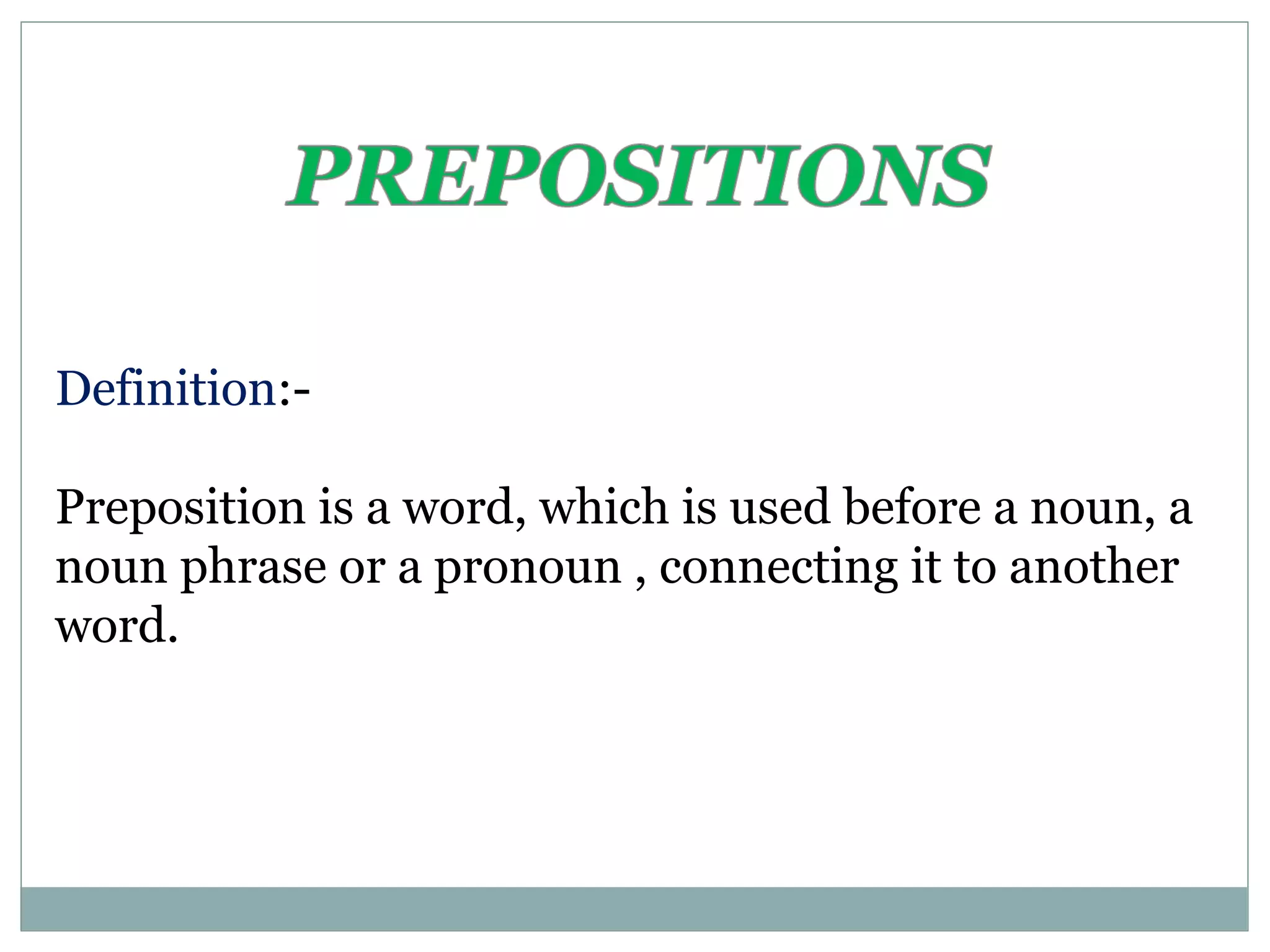 Preposition by jhem | PPT