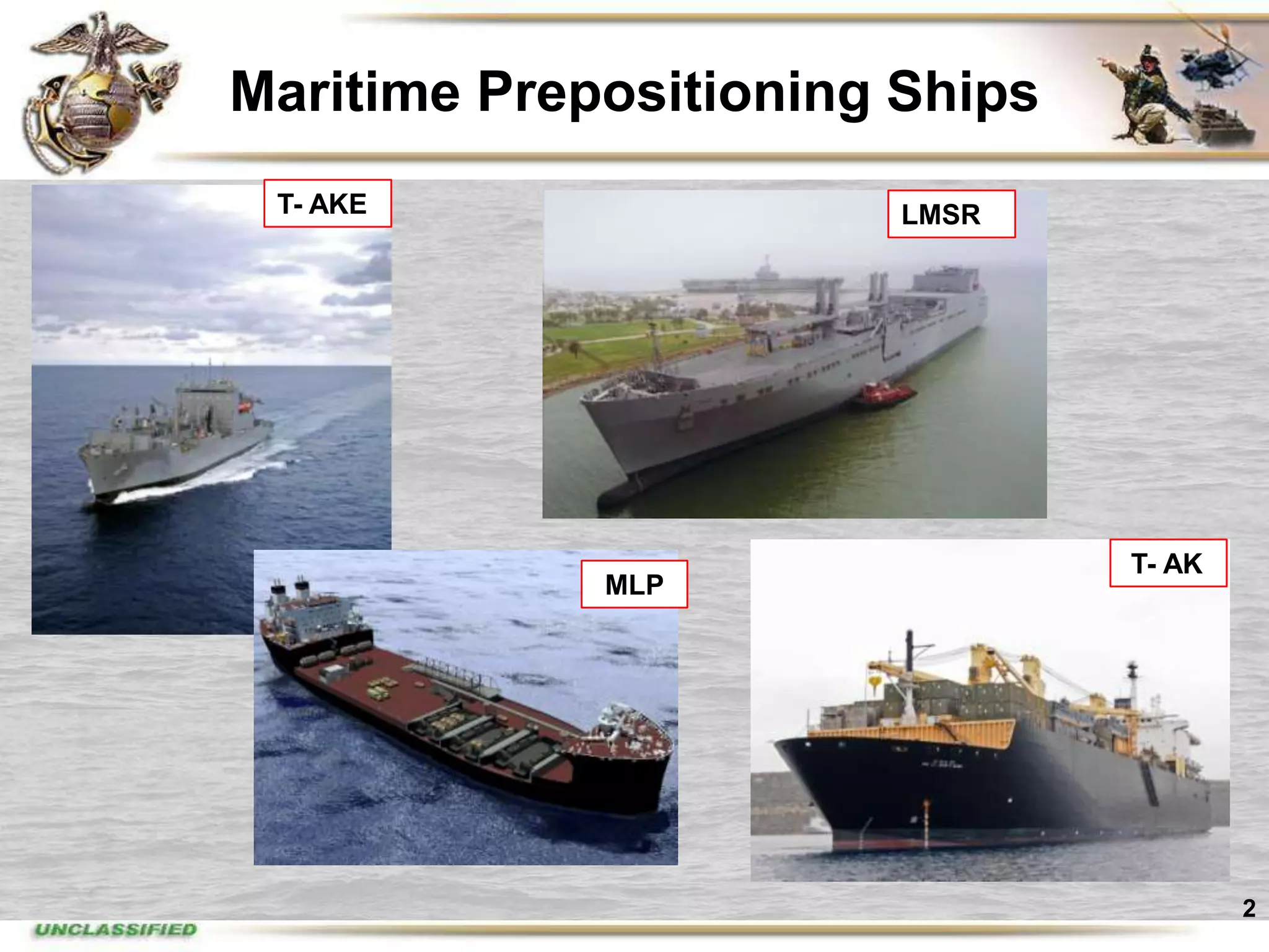 Prepositioning ships | PPTX
