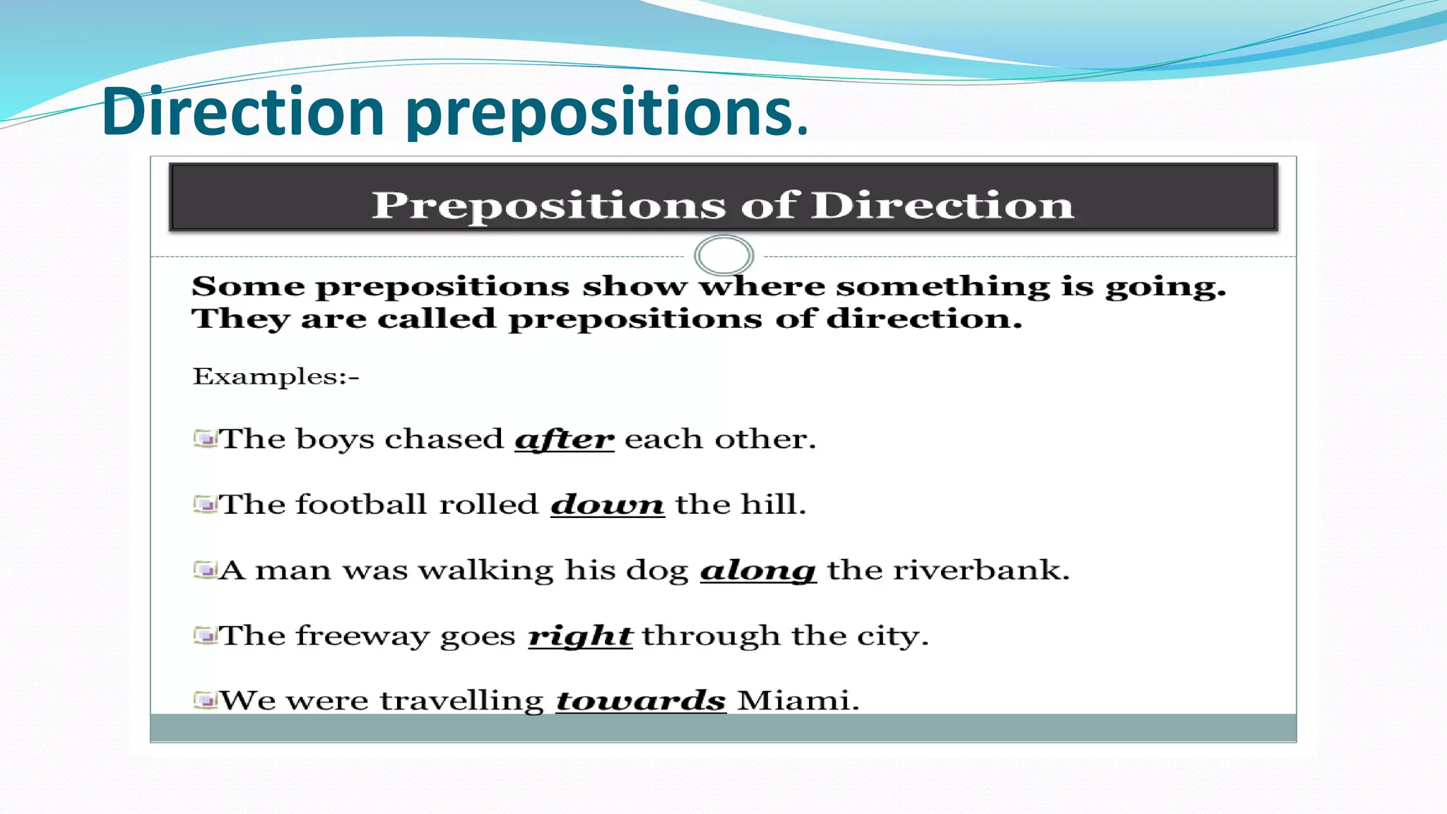 Preposition, interjection Presentation | PPTX
