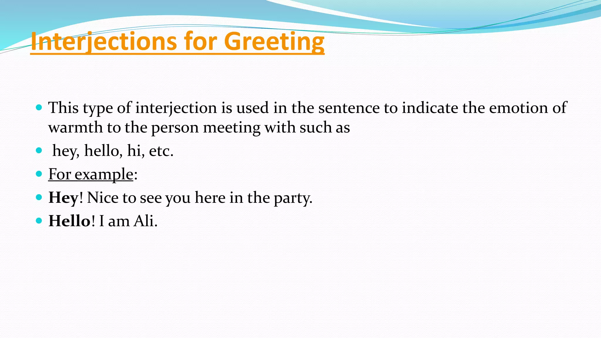 Preposition Interjection Presentation Pptx