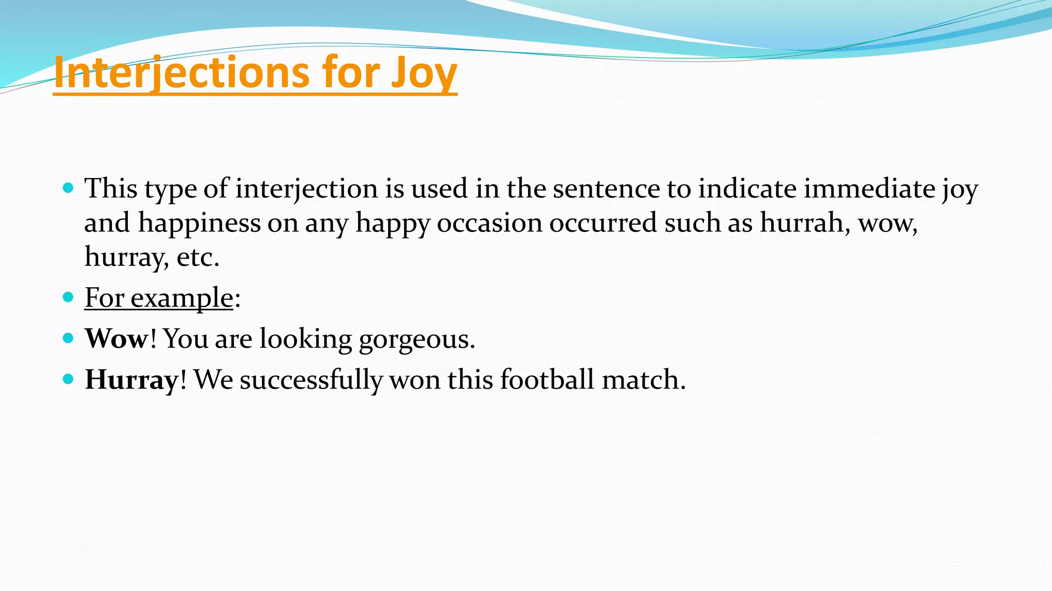 Preposition, interjection Presentation | PPTX