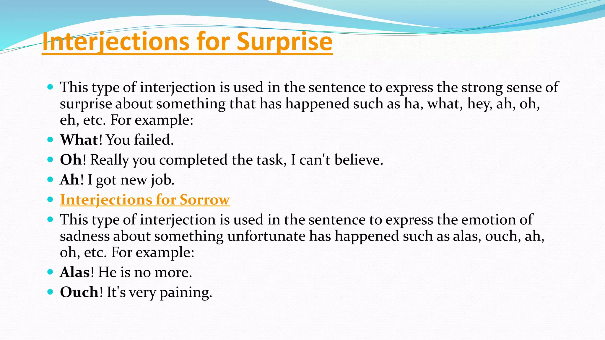 Preposition, interjection Presentation | PPTX