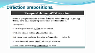 Preposition, interjection Presentation | PPTX