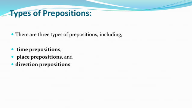 Preposition, interjection Presentation | PPTX