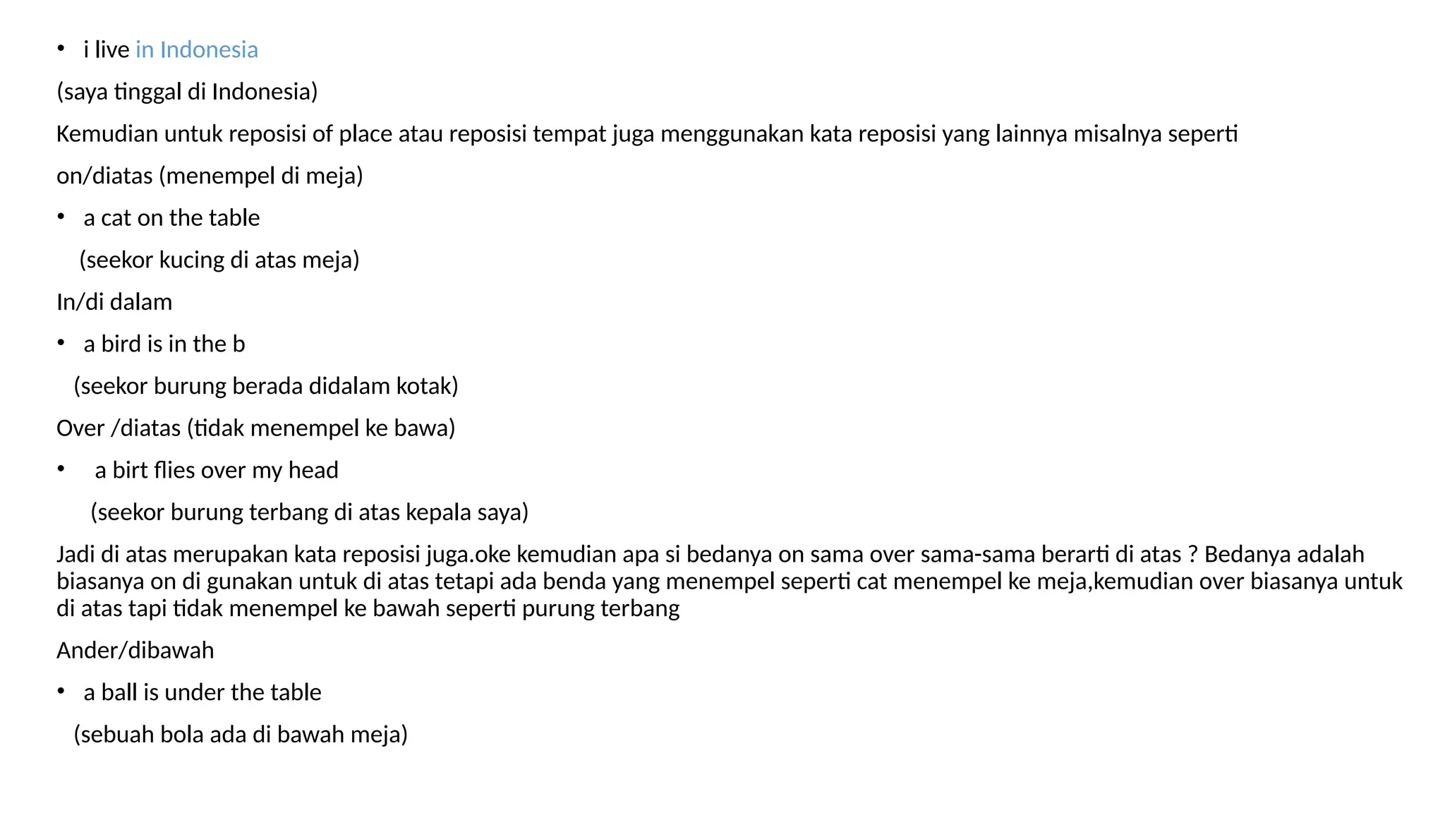 Preposition of medicine tube in indonesia | PPTX