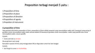 Preposition of medicine tube in indonesia | PPTX
