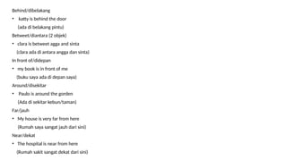 Preposition of medicine tube in indonesia | PPTX