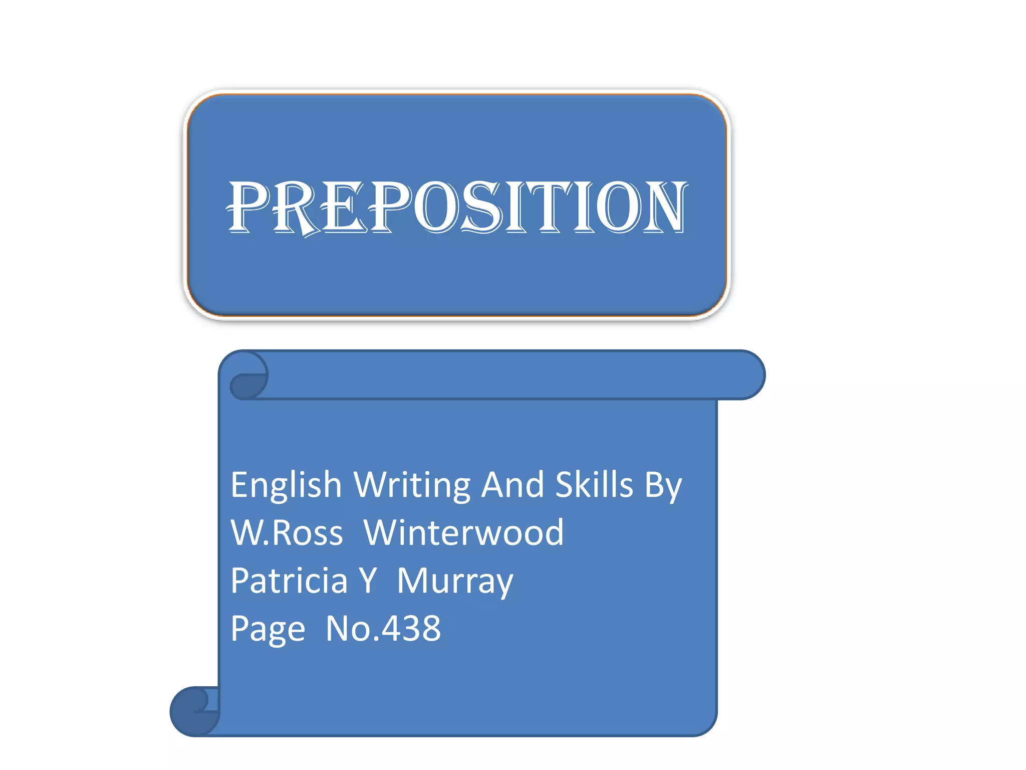 Preposition new | PPTX