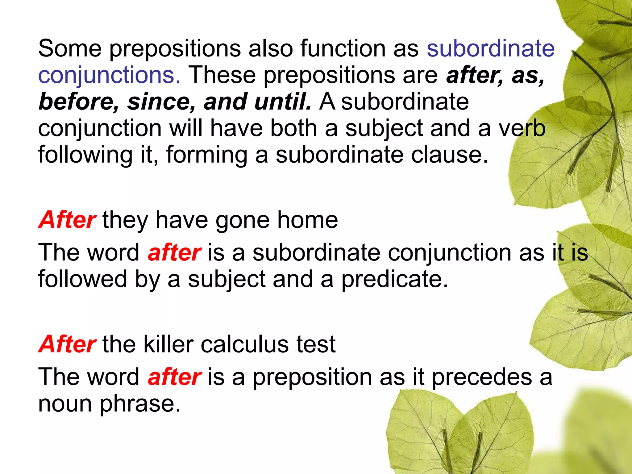 Preposition of movement | PPT
