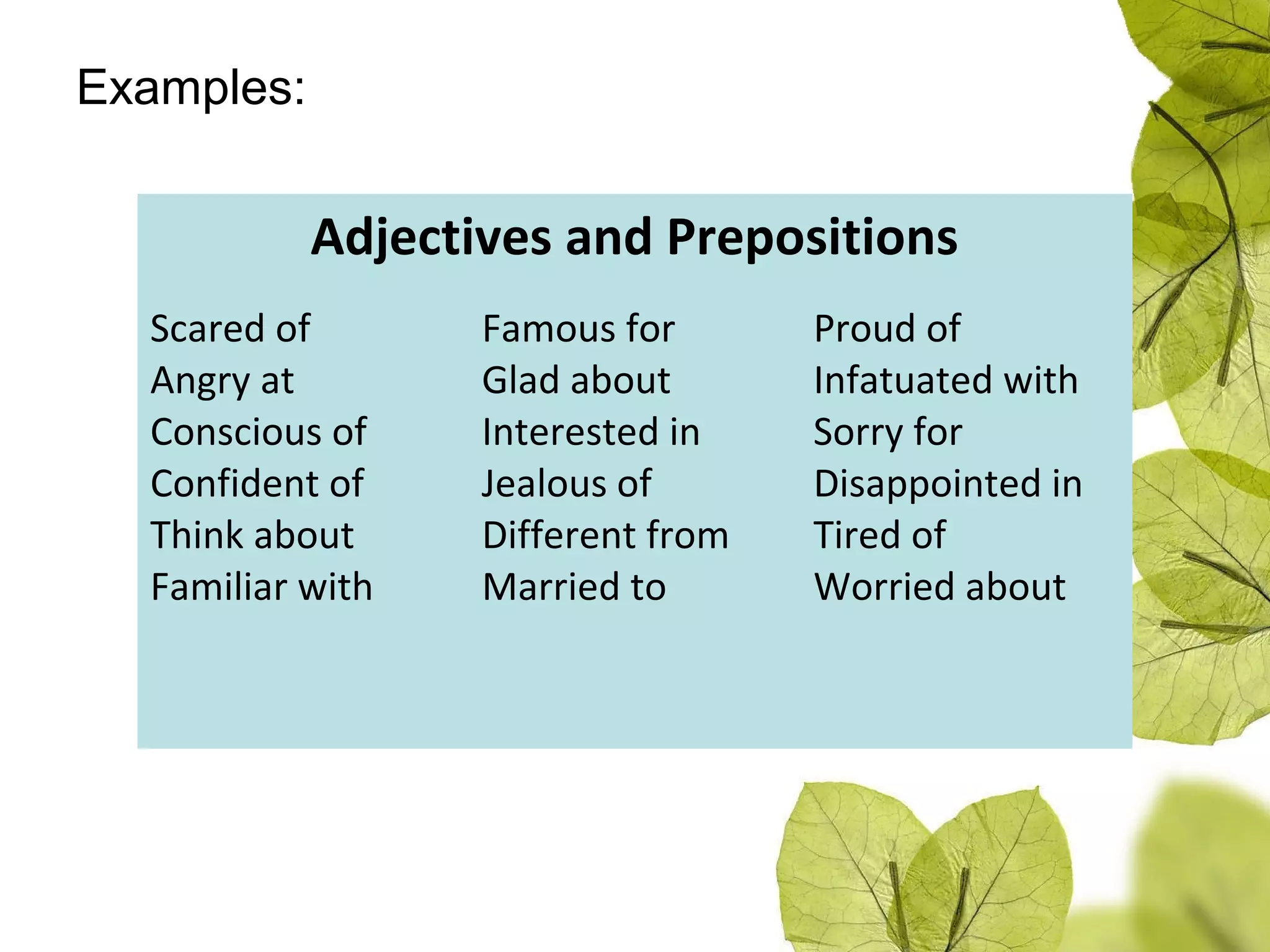 Preposition of movement | PPT