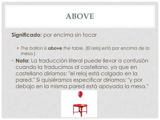 Preposition of place | PPTX