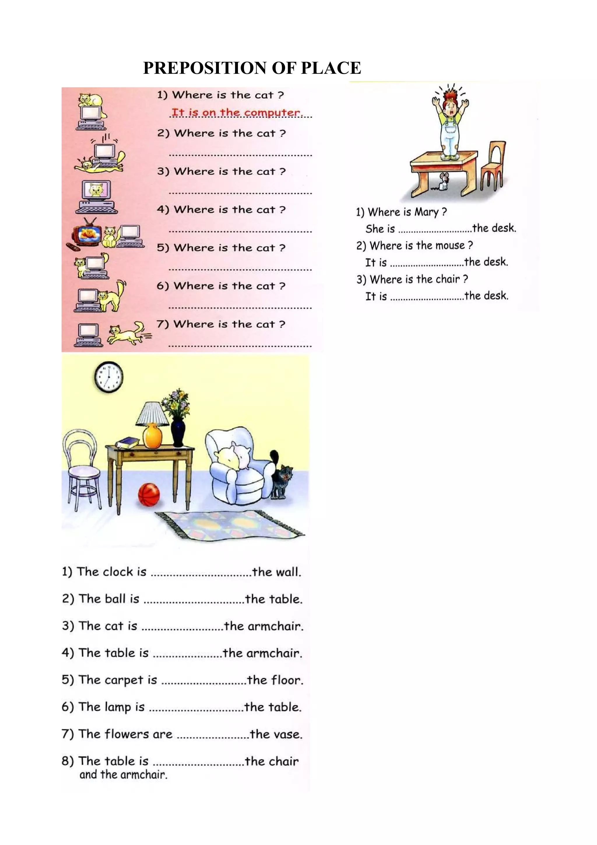 Preposition of place 19 | DOC