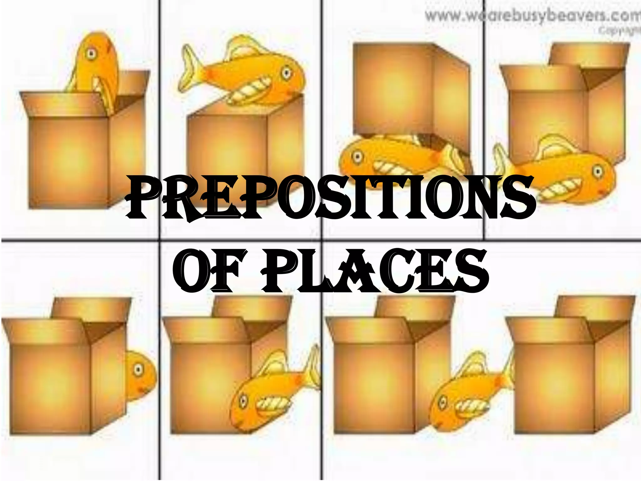 Preposition of places | PPT