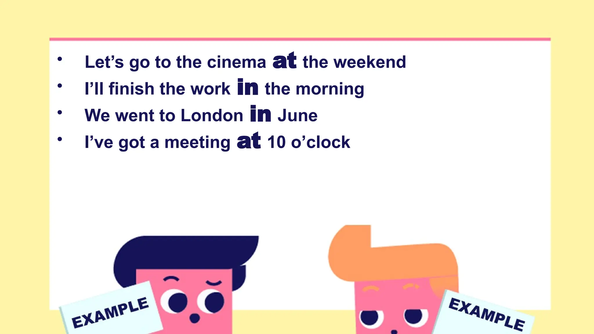 preposition of Time preposition of Time PPT | PPT