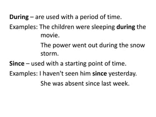 Preposition of time 3 | PPTX