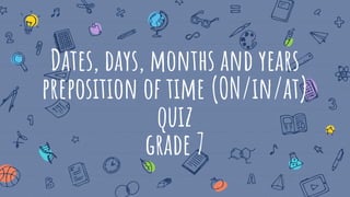 Preposition of time .pptx