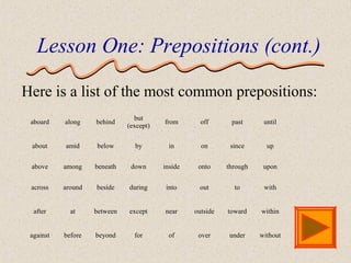Prepositions | PPT