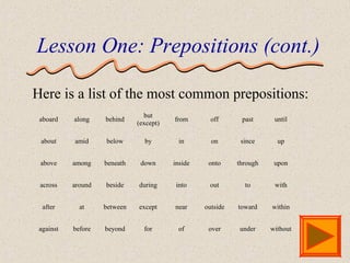 Prepositions | PPT
