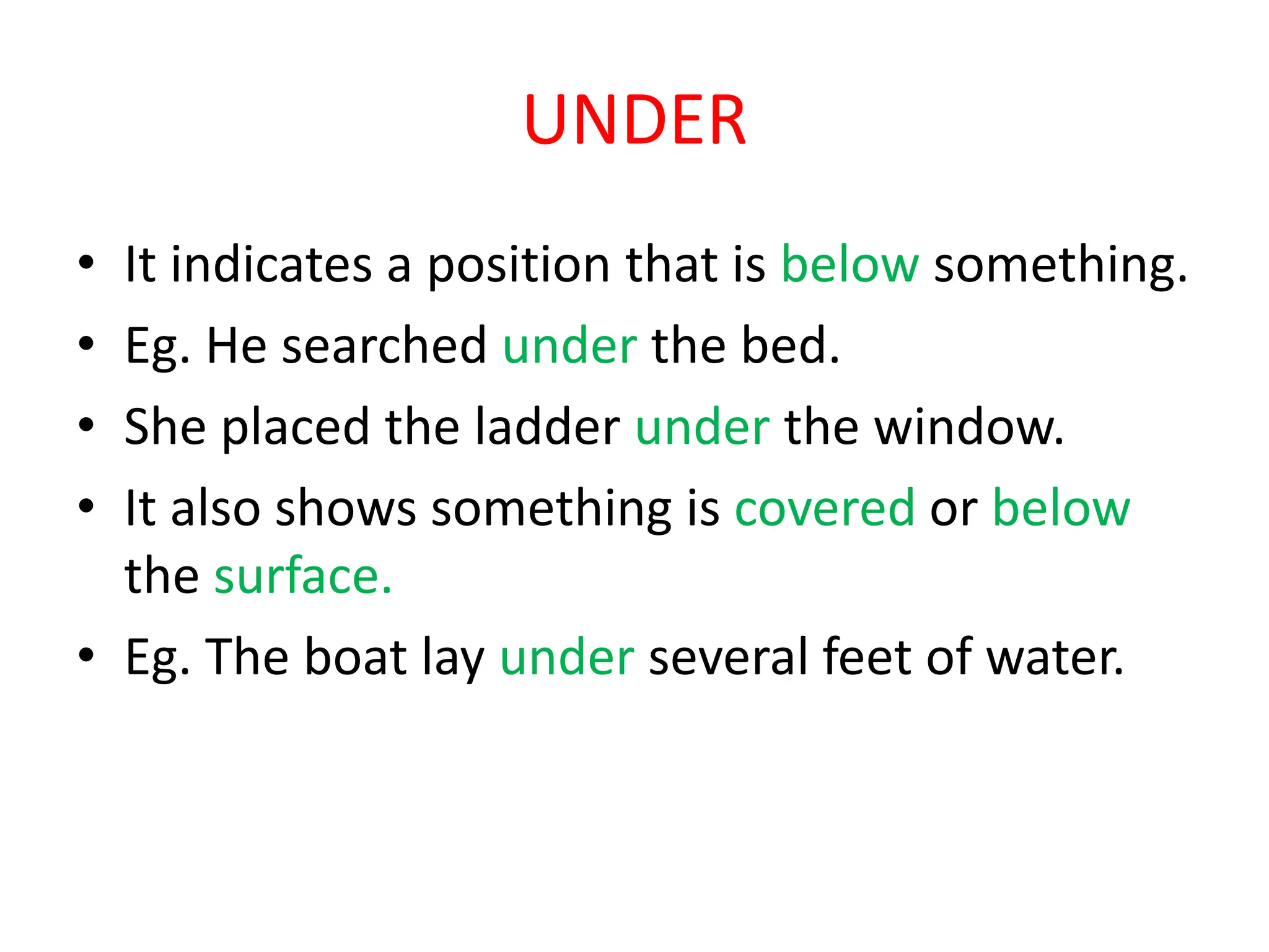 Preposition powerpoint for class 9....... | PDF