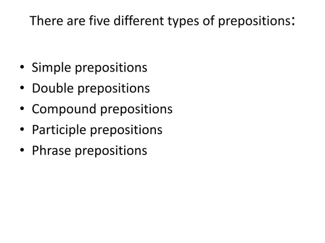 Preposition powerpoint for class 9....... | PDF
