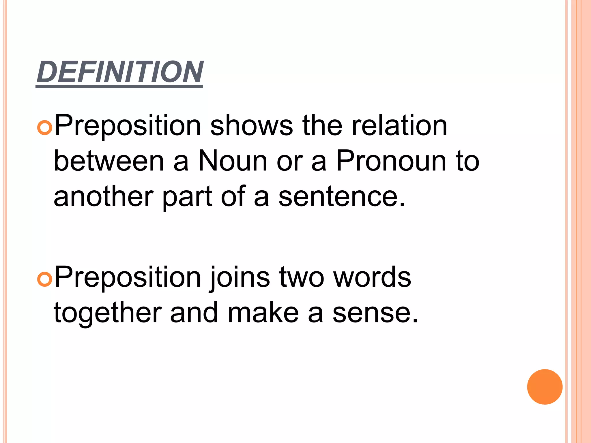 Preposition ppt copy | PPT