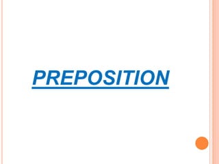 Preposition ppt copy | PPT