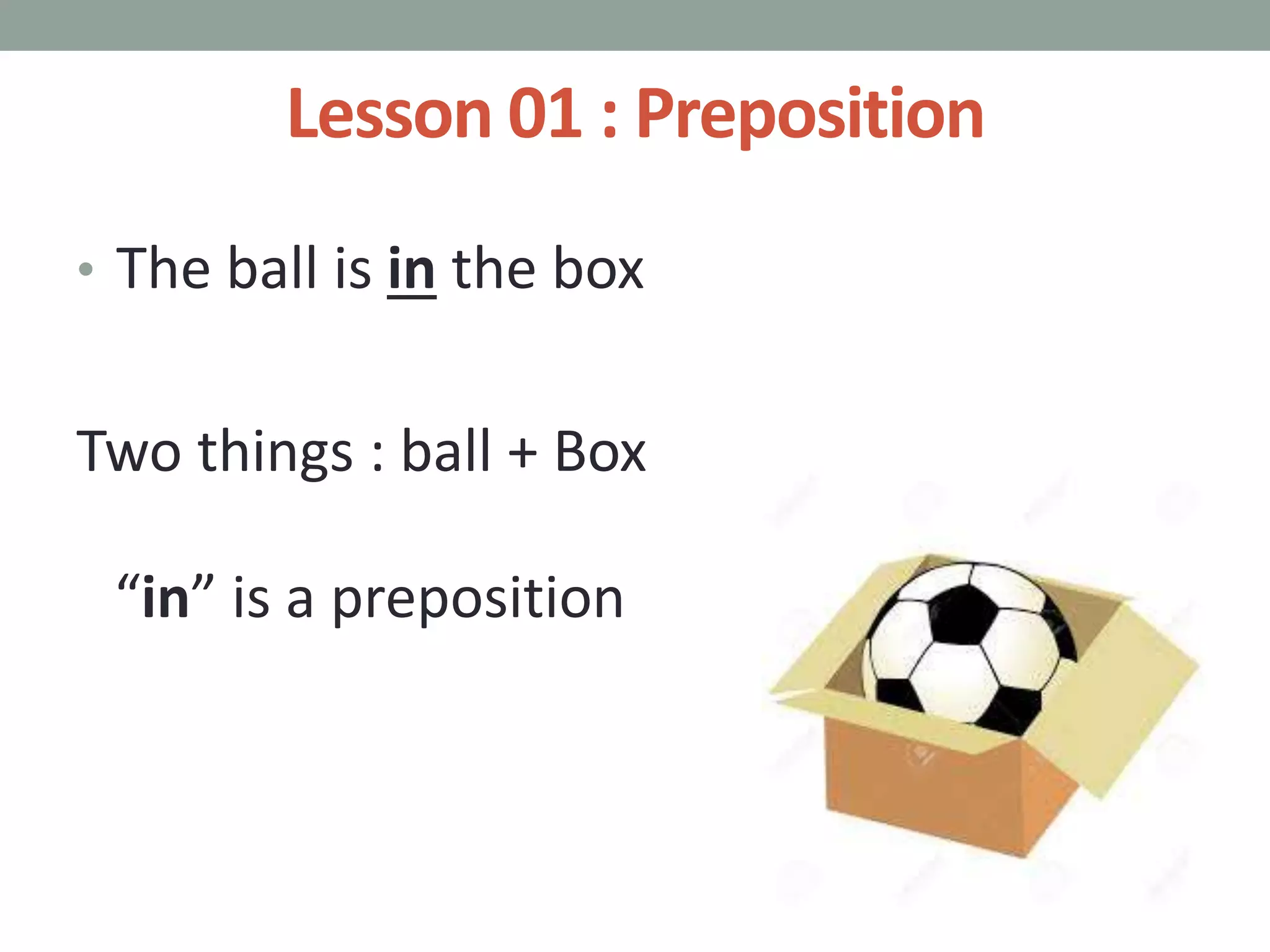 Preposition presentation | PPT