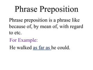 Preposition presentation | PPT
