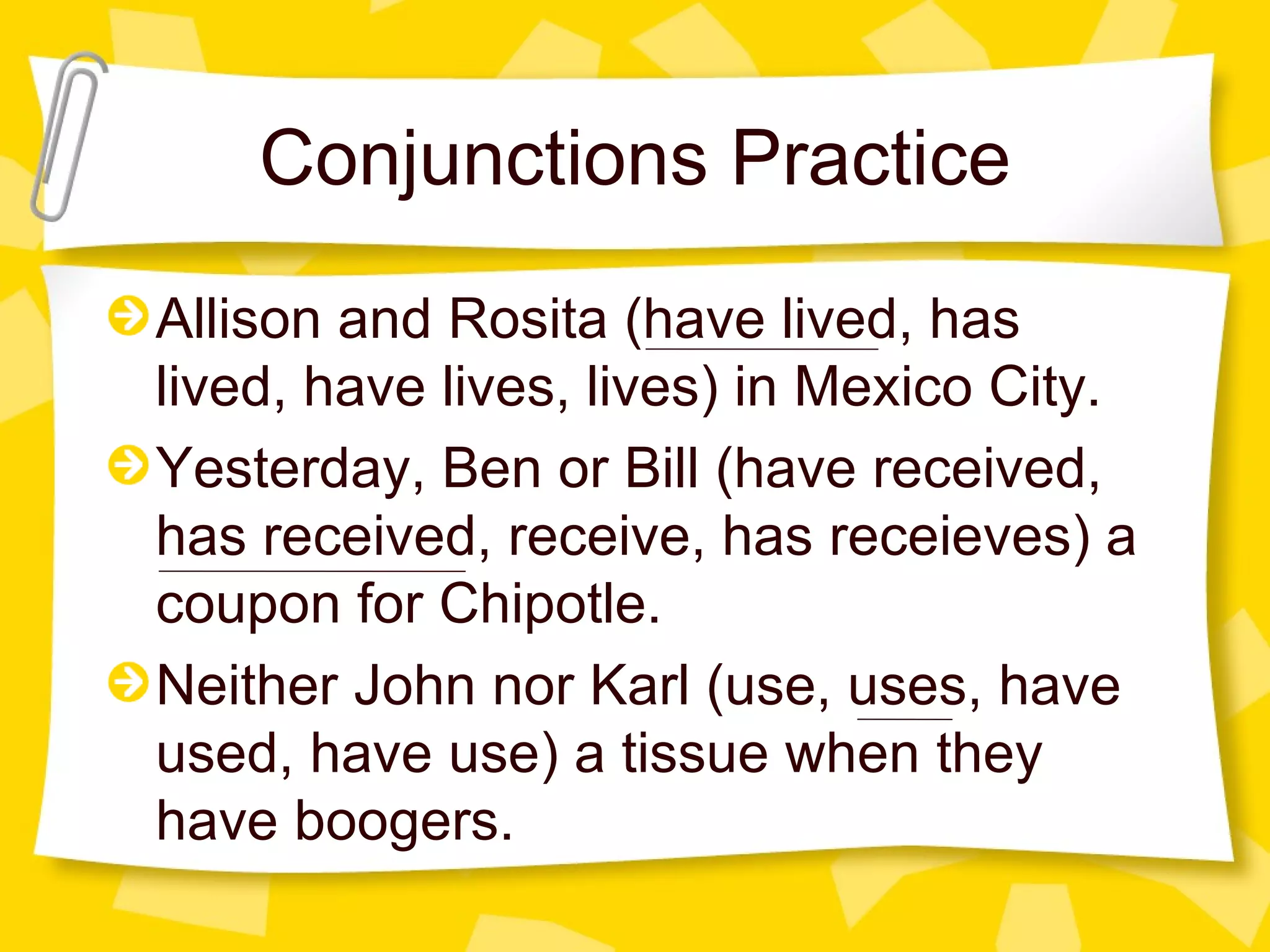 Prepositions with Pronouns, Conjunctions, and Interjections | PPT ...