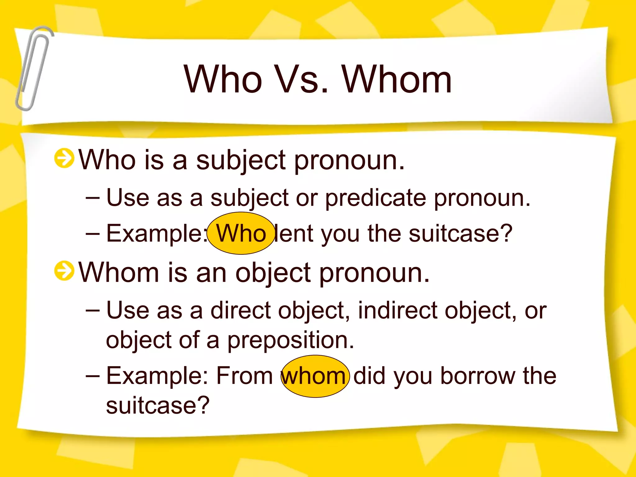 Prepositions with Pronouns, Conjunctions, and Interjections | PPT | Programming Languages ...