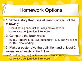 Prepositions with Pronouns, Conjunctions, and Interjections | PPT | Programming Languages ...