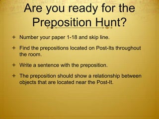 Prepositions | PPTX