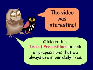 Prepositions | PPT