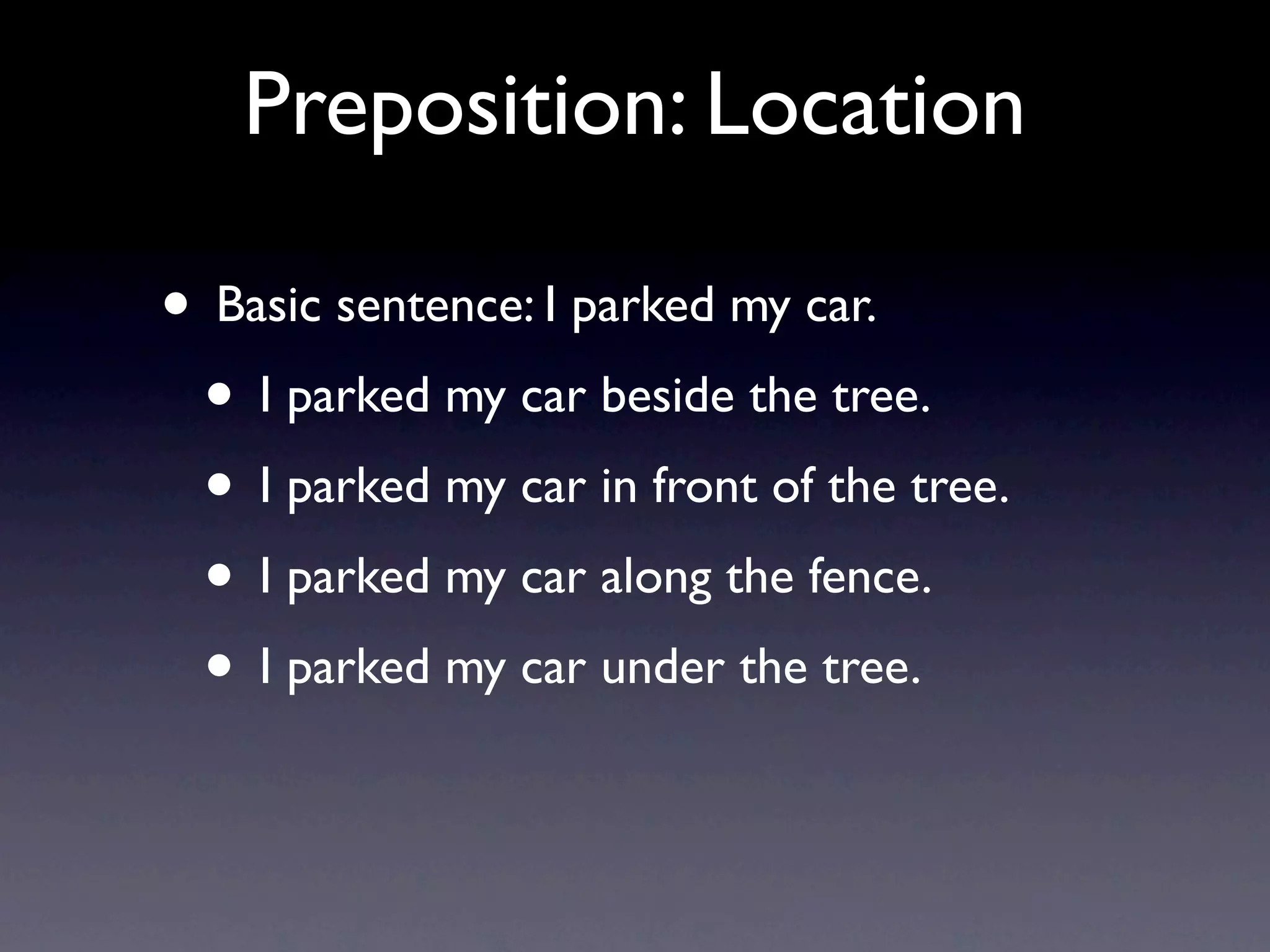 Prepositions | KEY