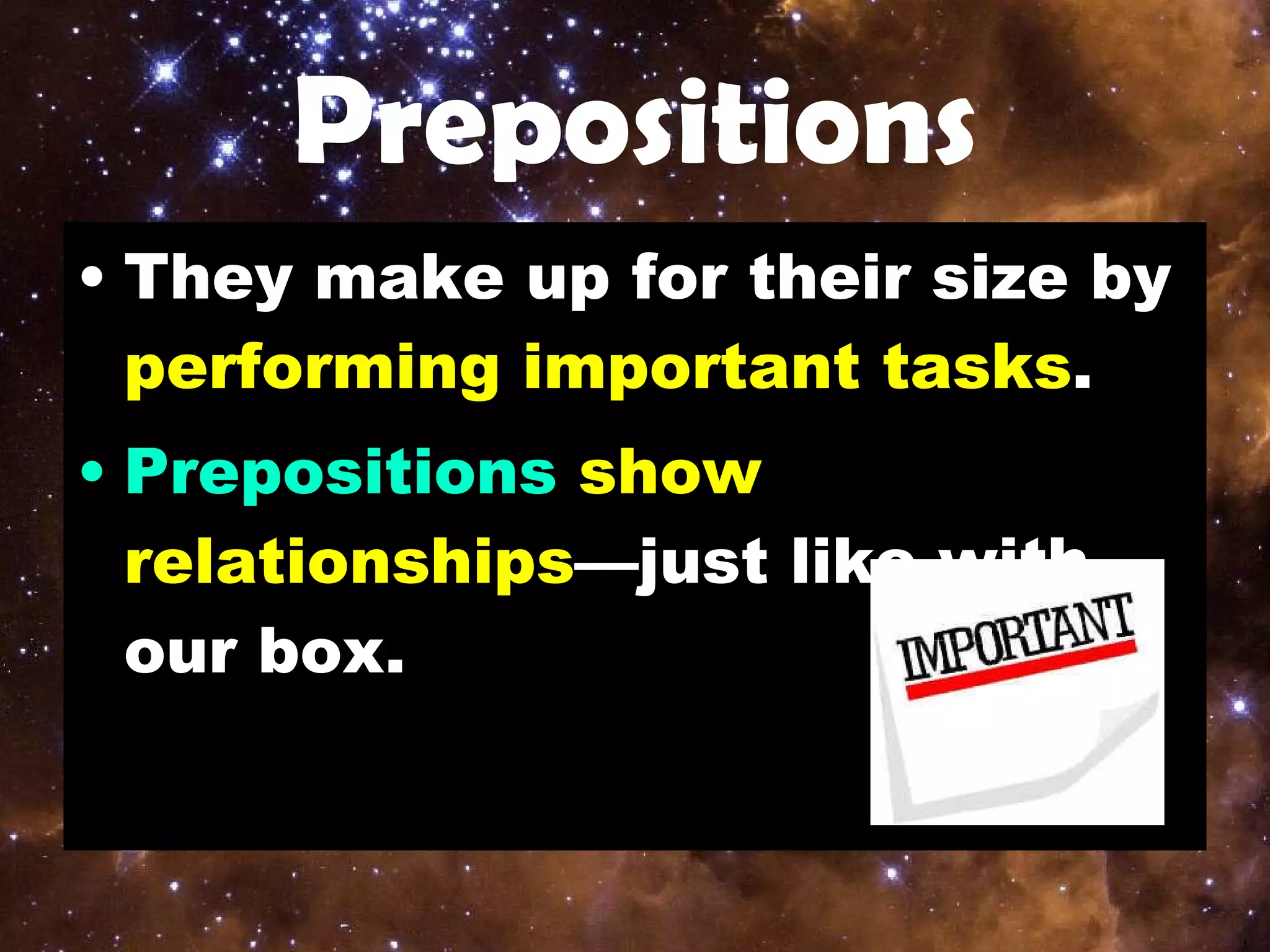 Prepositions | PPT
