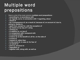 Prepositions | PPT
